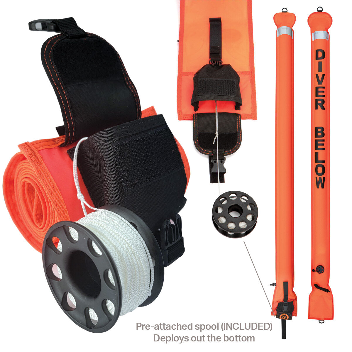 DSMB "Quick Launch" Marker Buoy – Flying Fish Divers